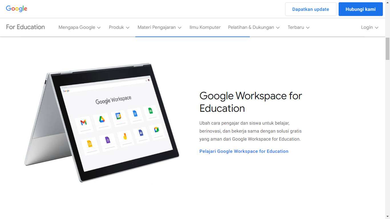 Kegiatan Belajar Dan Mengajar Dengan Google Workspace for Education ...